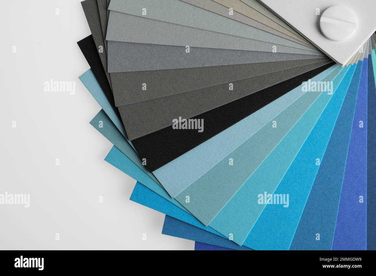 Color palette on white background, top view Stock Photo - Alamy