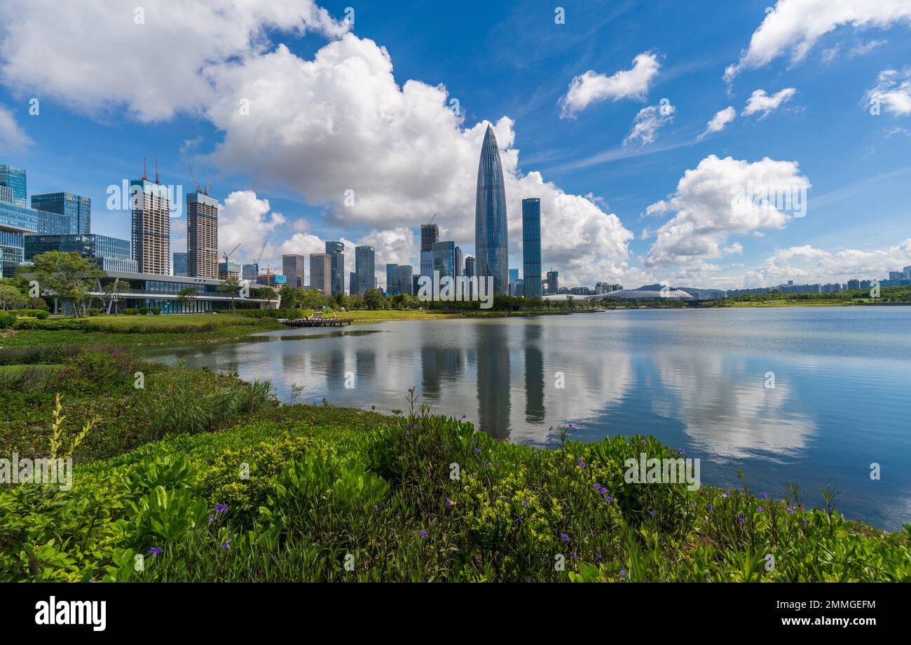 Skyscrapers water shenzhen hi-res stock photography and images - Alamy