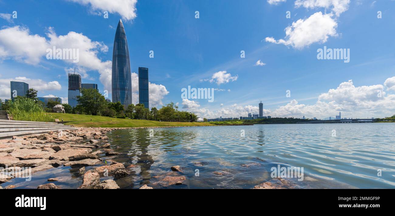 Panorama shenzhen bay china hi-res stock photography and images - Alamy