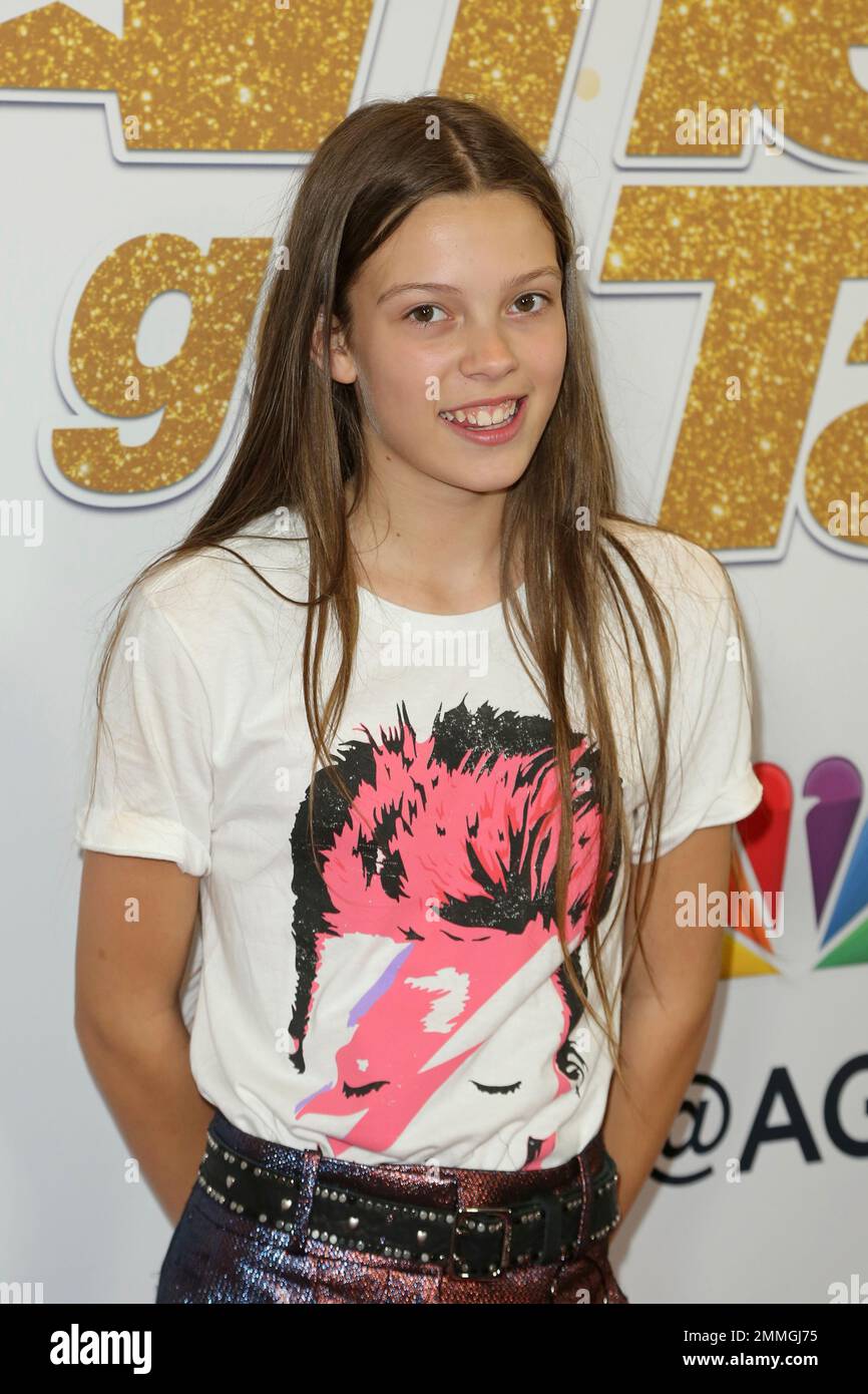 Singer Courtney Hadwin arrives at the "America's Got Talent" Season 13 ...