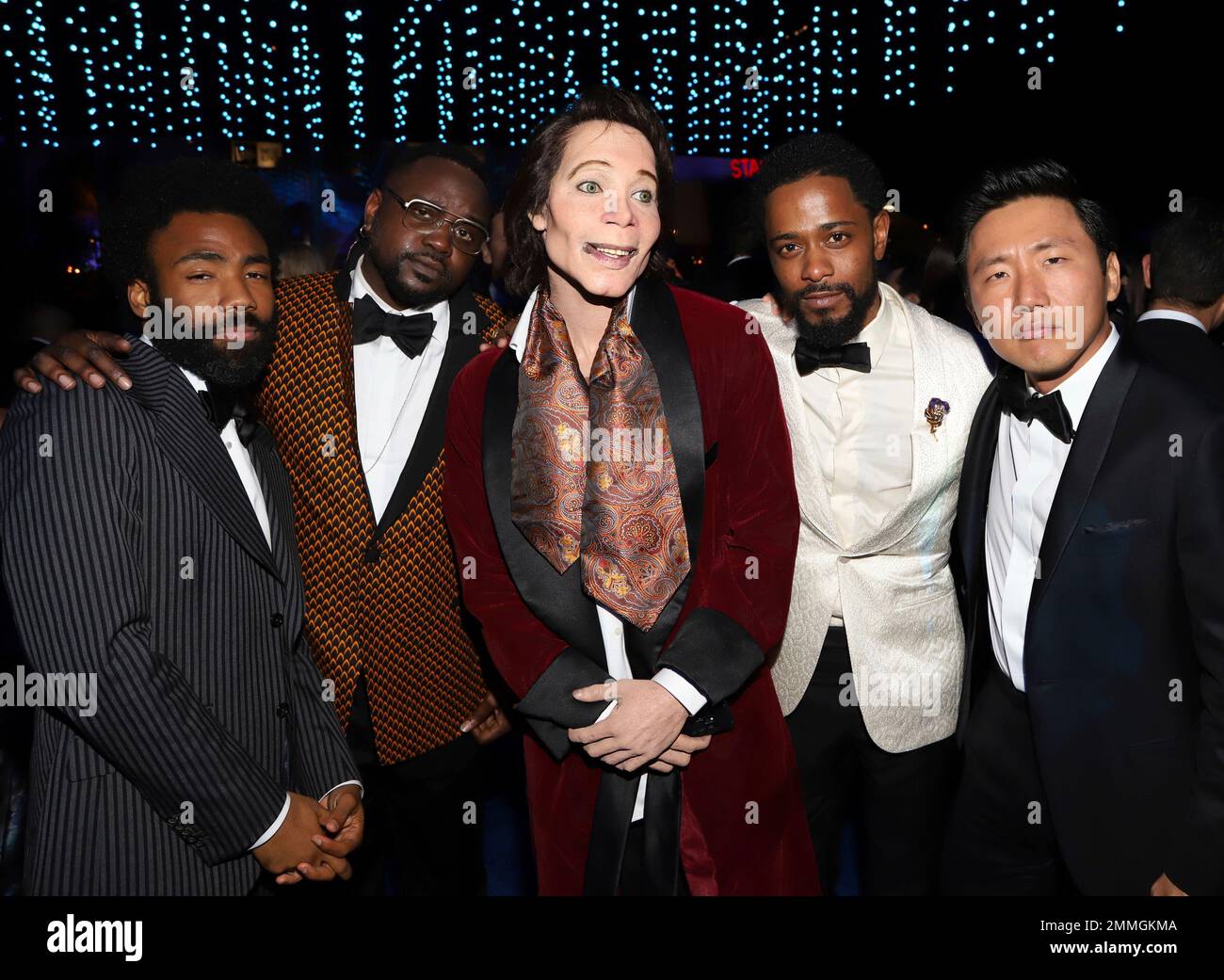 Donald Glover, from left, Brian Tyree Henry, "Teddy Perkins", Lakeith ...