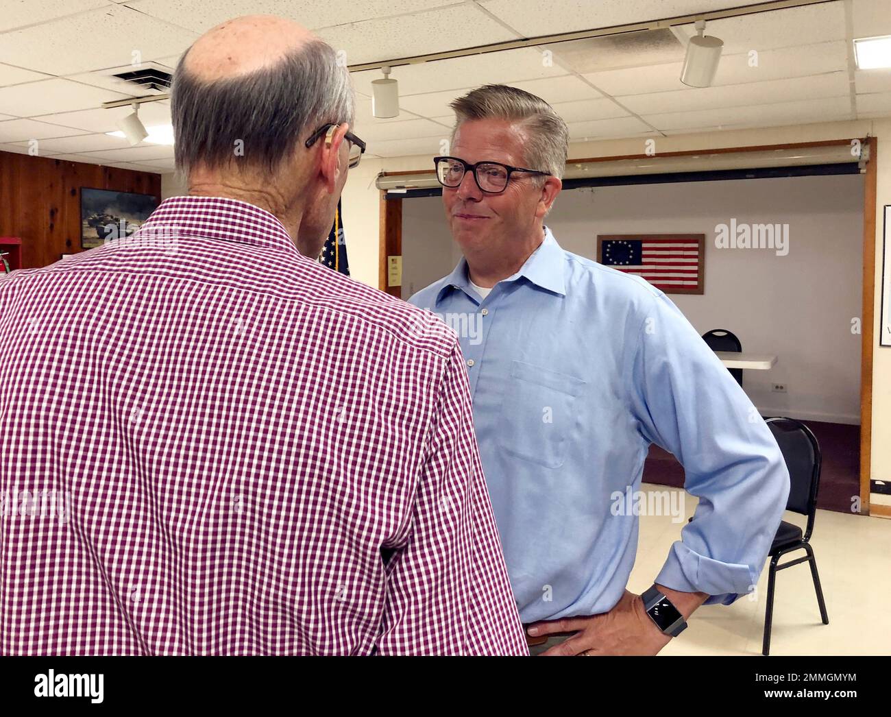 In this Aug. 15, 2018, photo, Republican U.S. Rep. Randy Hultgren ...