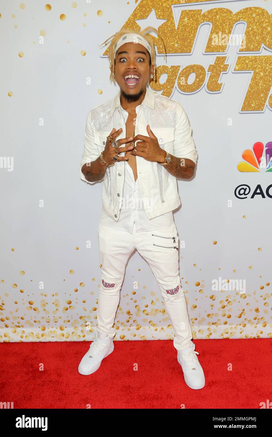 Brian King Joseph arrives at the "America's Got Talent" Season 13 ...