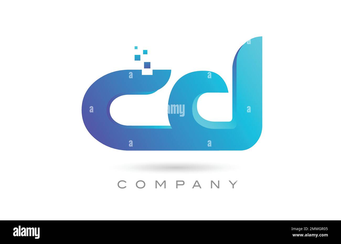 CD alphabet letter logo icon combination design. Creative template for ...