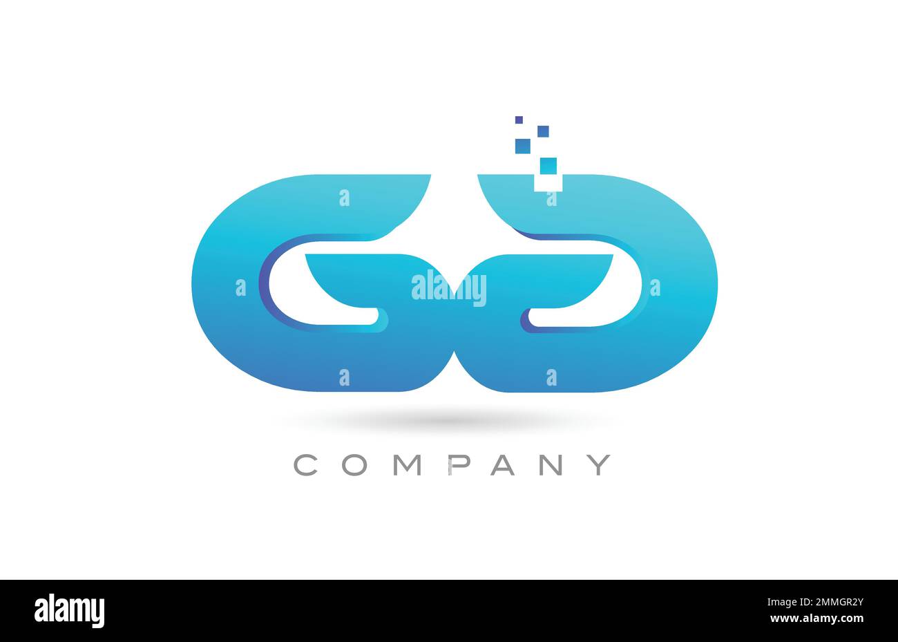 GA alphabet letter logo icon combination design. Creative template for ...