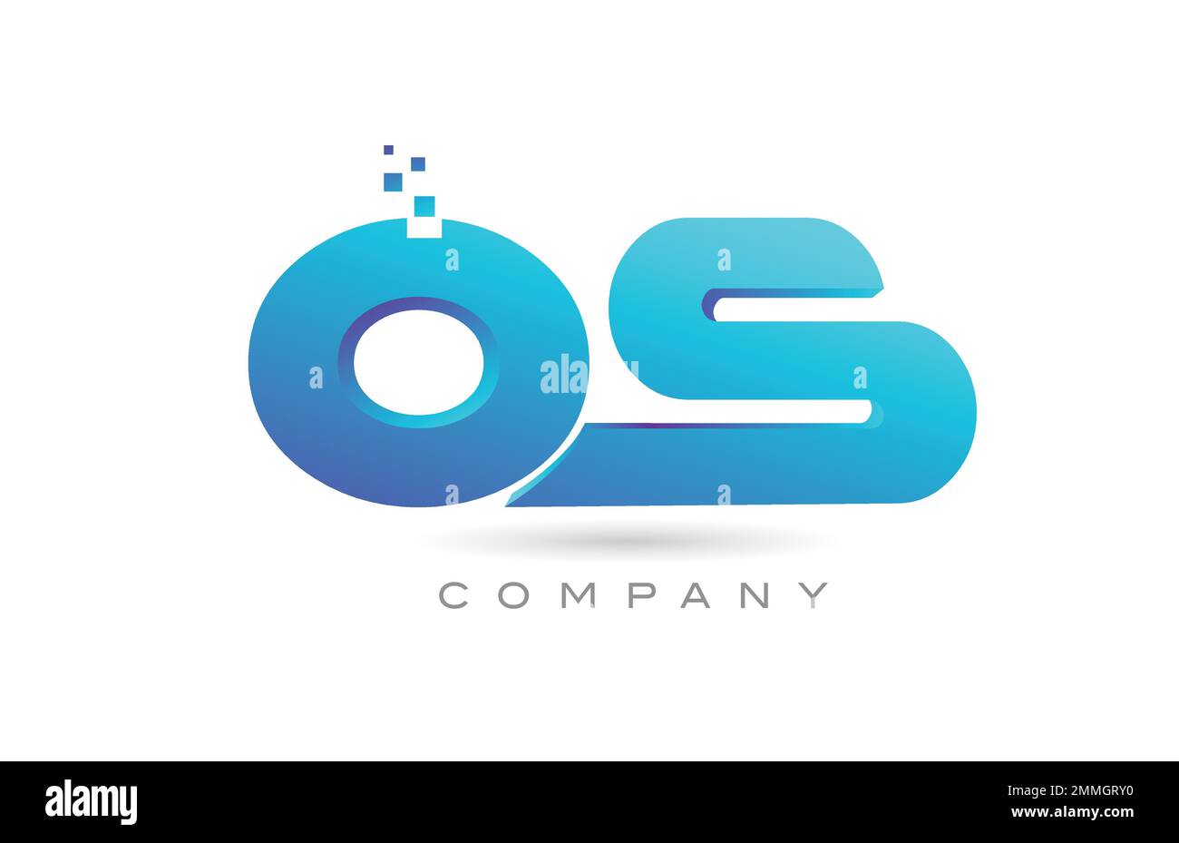 QS alphabet letter logo icon combination design. Creative template for ...