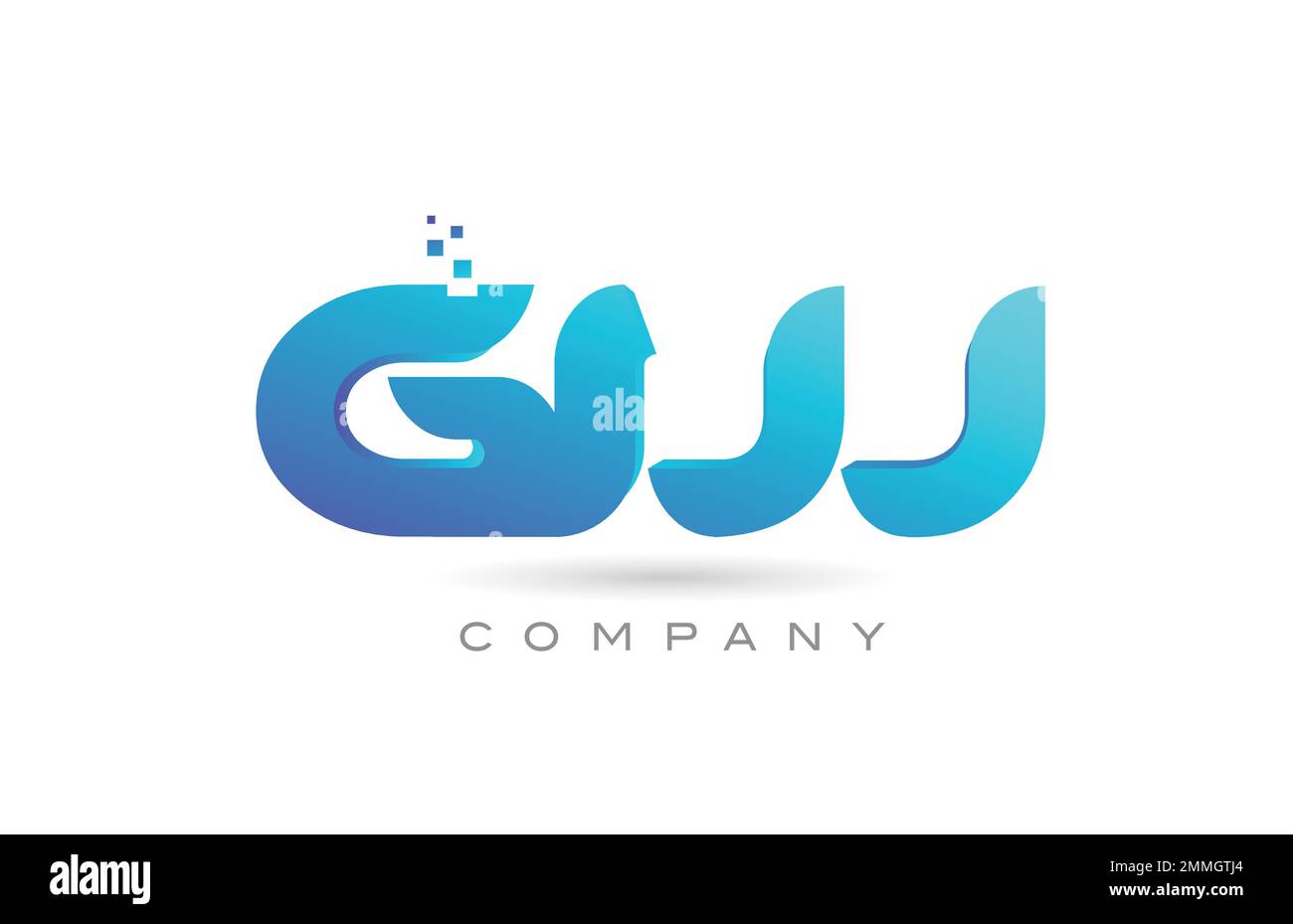 GW alphabet letter logo icon combination design. Creative template for ...