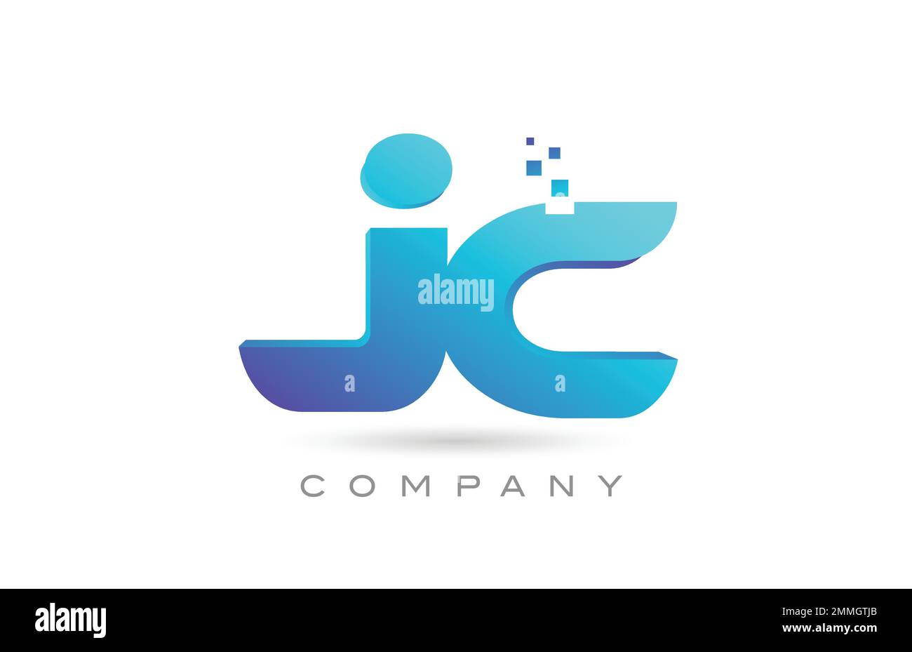 JC alphabet letter logo icon combination design. Creative template for ...