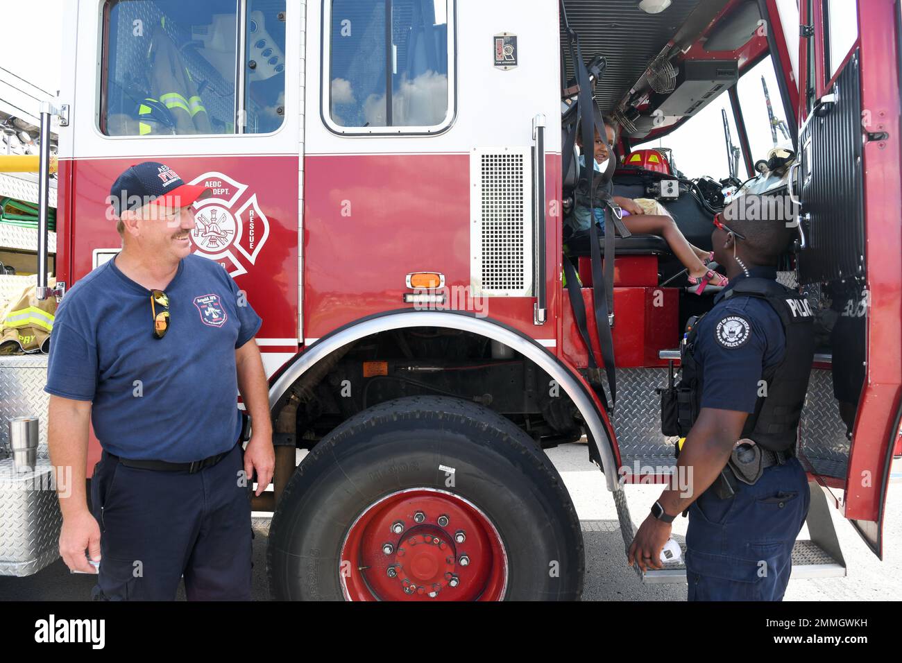 George Trussell, a firefighter with Arnold Air Force Base Fire and ...