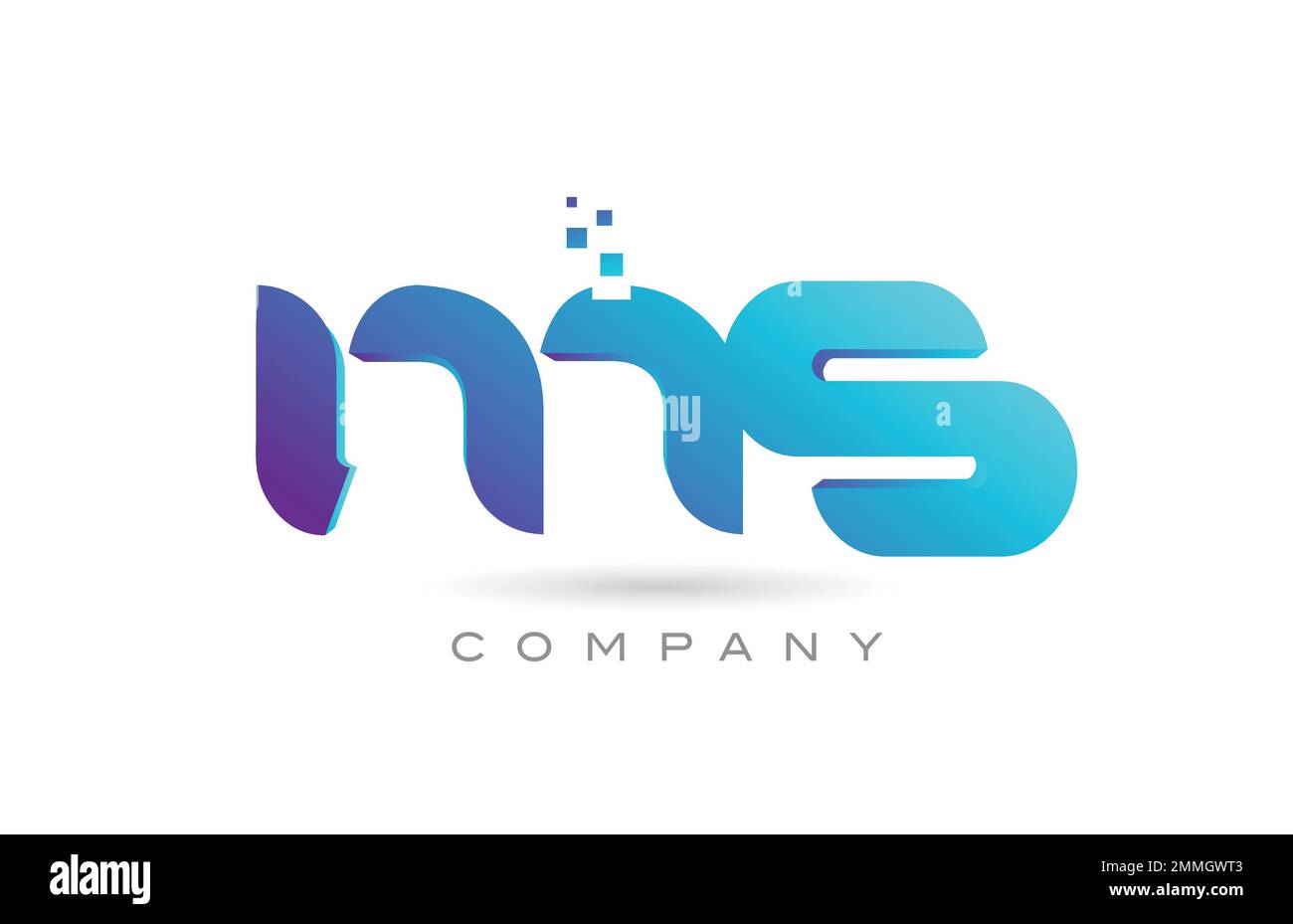 MS alphabet letter logo icon combination design. Creative template for ...