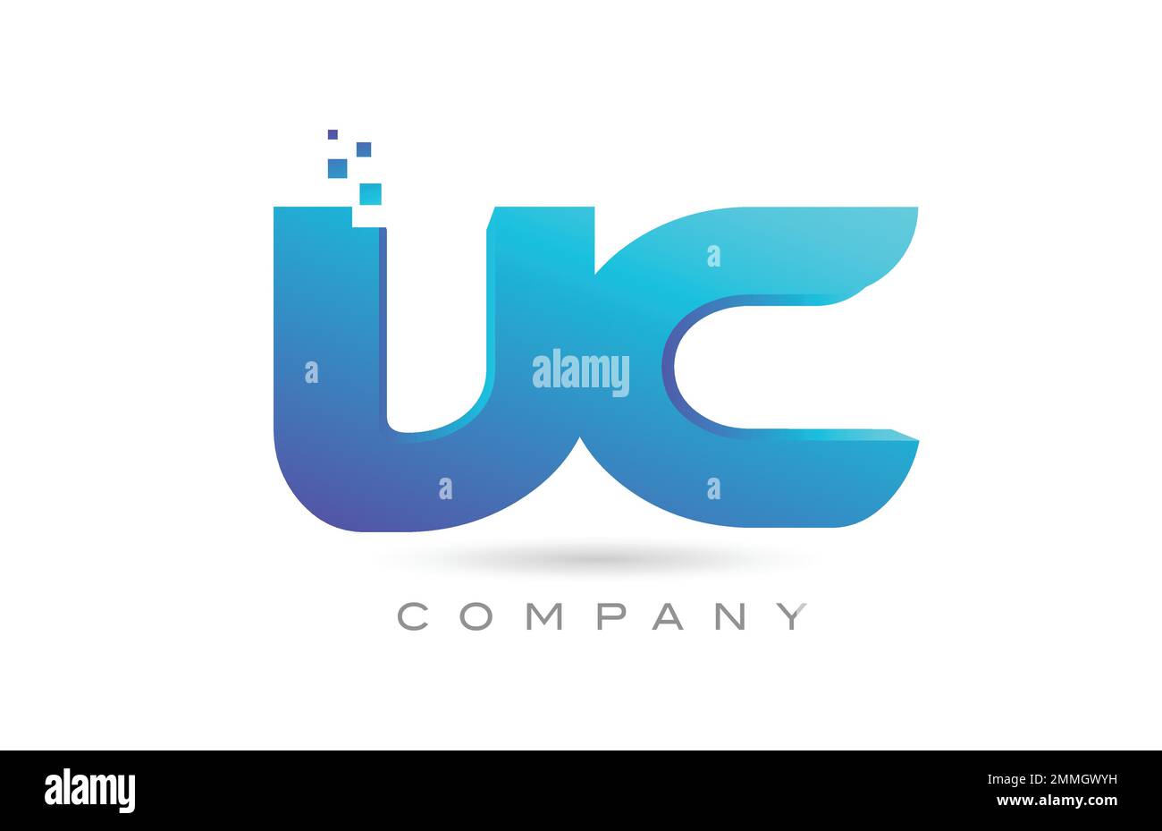 VC alphabet letter logo icon combination design. Creative template for ...