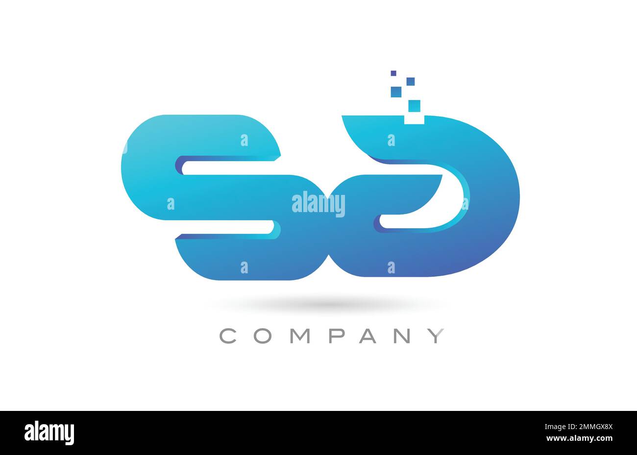 SA alphabet letter logo icon combination design. Creative template for ...