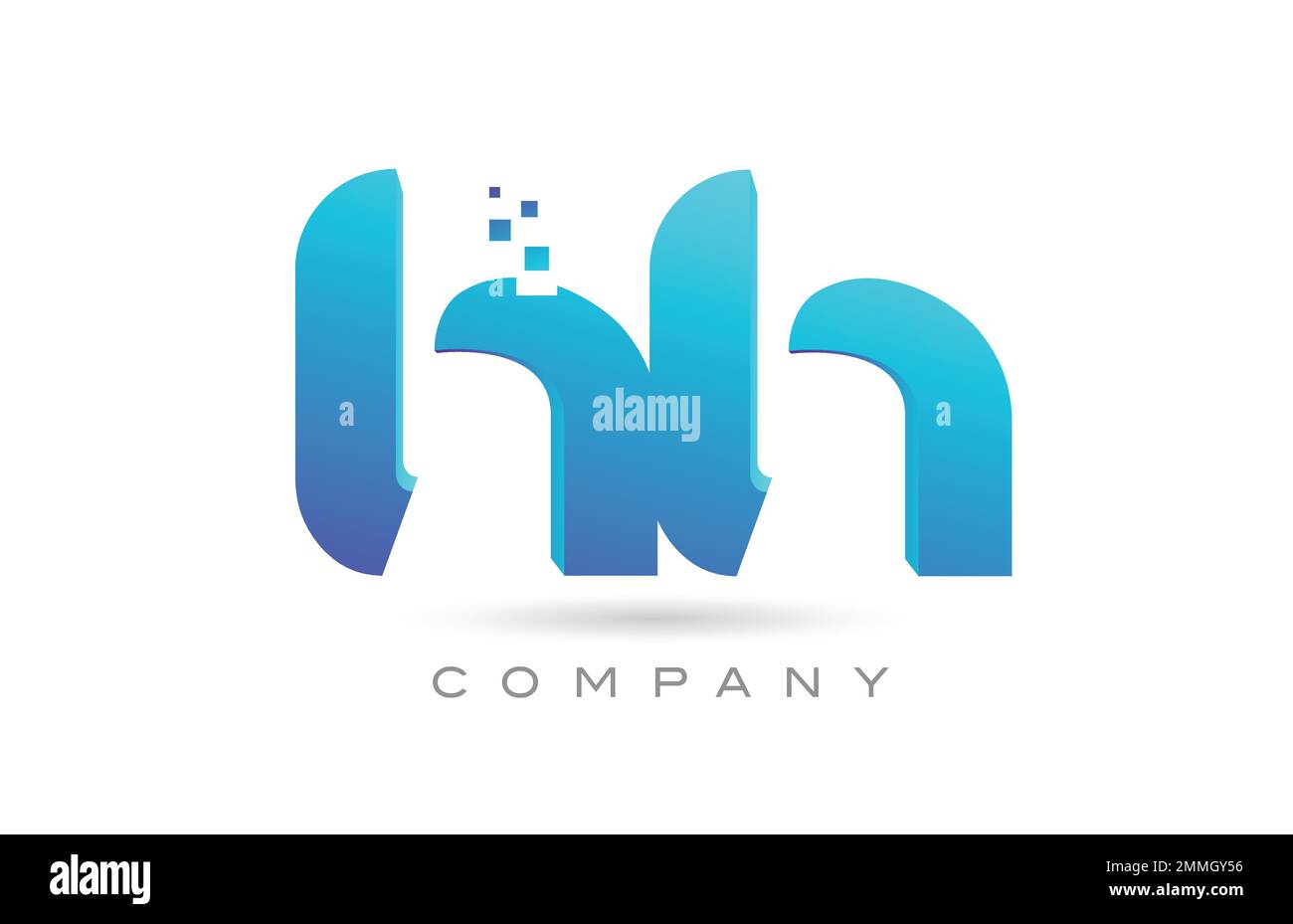 HH alphabet letter logo icon combination design. Creative template for ...