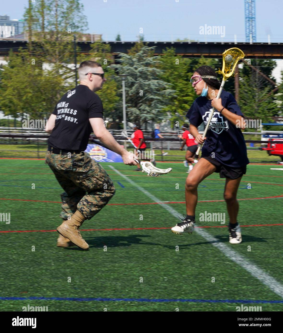 U.S. Marine Corps Capt. Luke Voss, executive officer of Recruiting ...