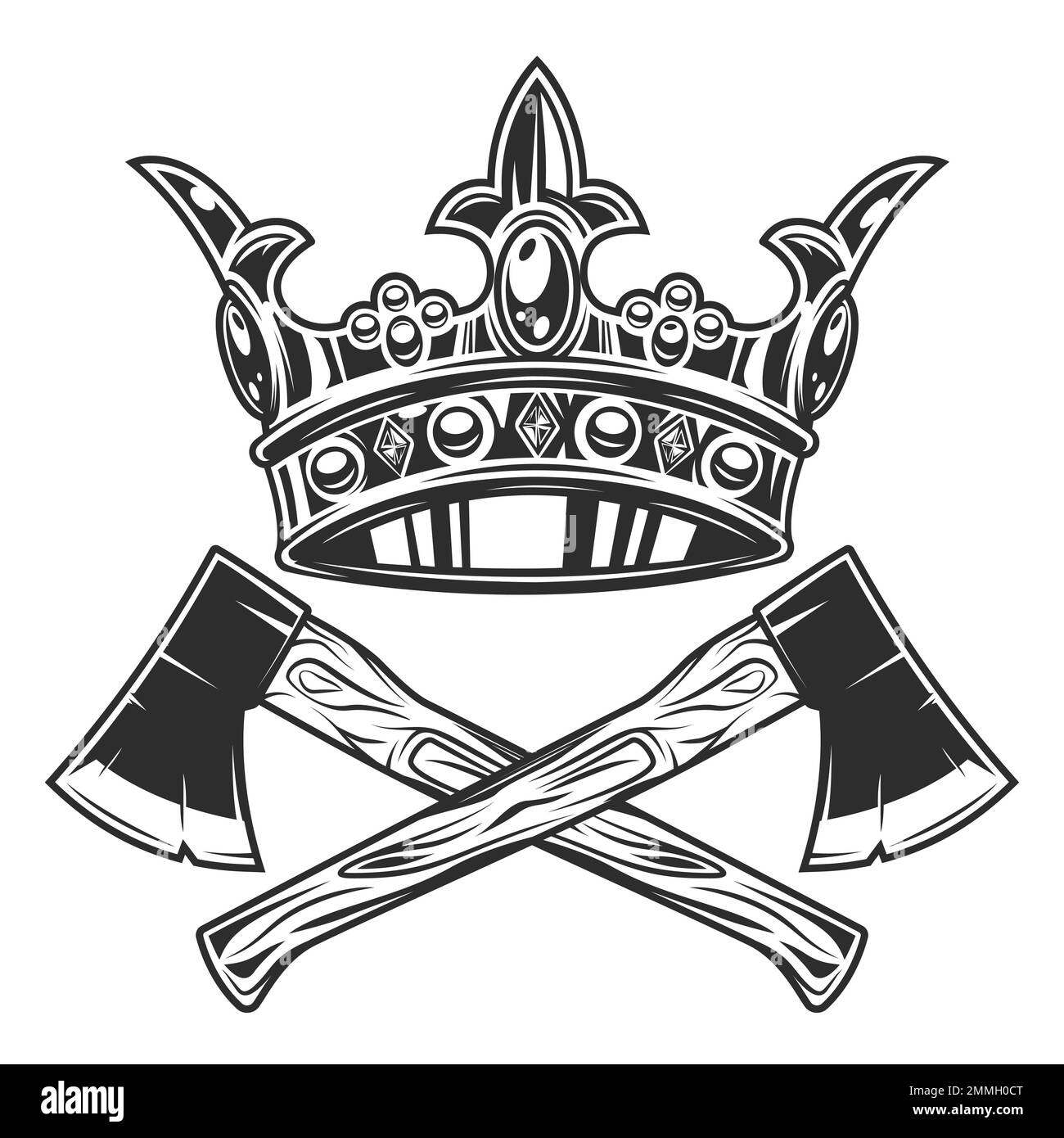 Wooden axe construction builder tool. Element for business woodworking ...