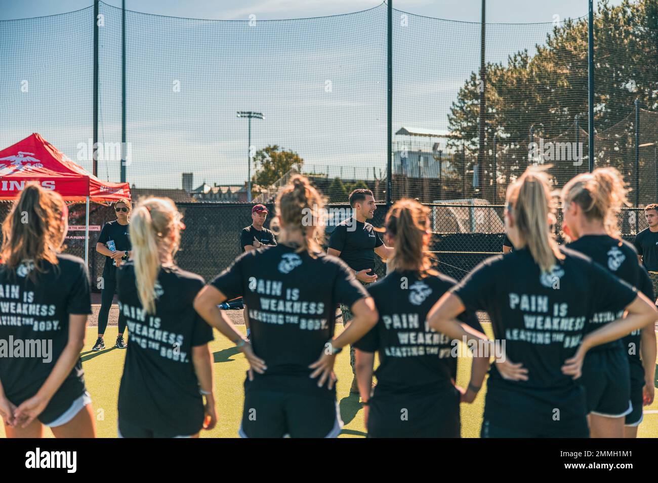 U.S. Marine Corps Capt. Austin Lorah, the officer selection officer ...