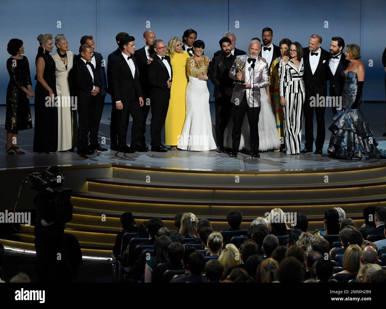Ryan Murphy and the cast and crew from "The Assassination of Gianni ...