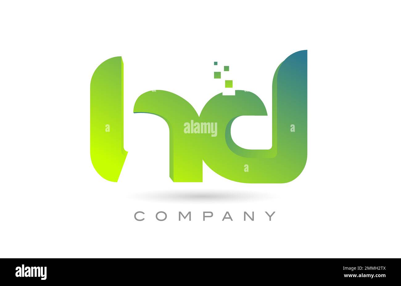 joined HD alphabet letter logo icon combination design with dots and ...