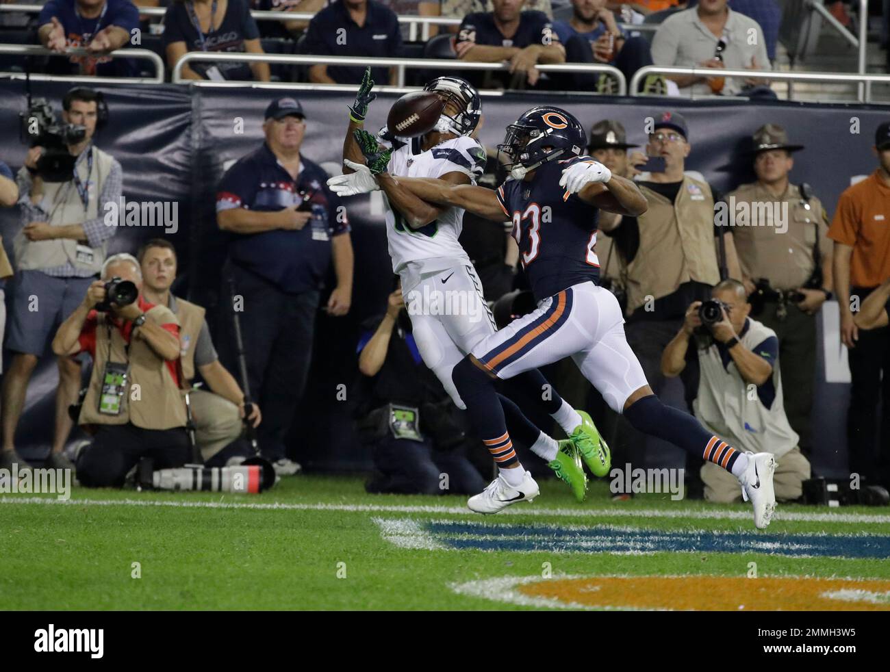 Seattle Seahawks wide receiver Tyler Lockett (16) makes a touchdown ...