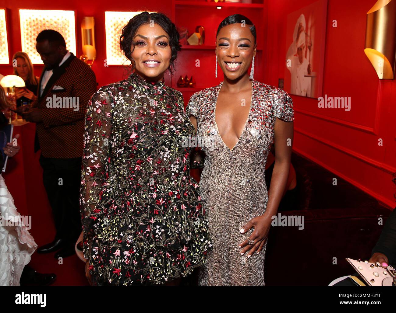 EXCLUSIVE - Taraji P. Henson, left, and Samira Wiley pose in the Lindt ...