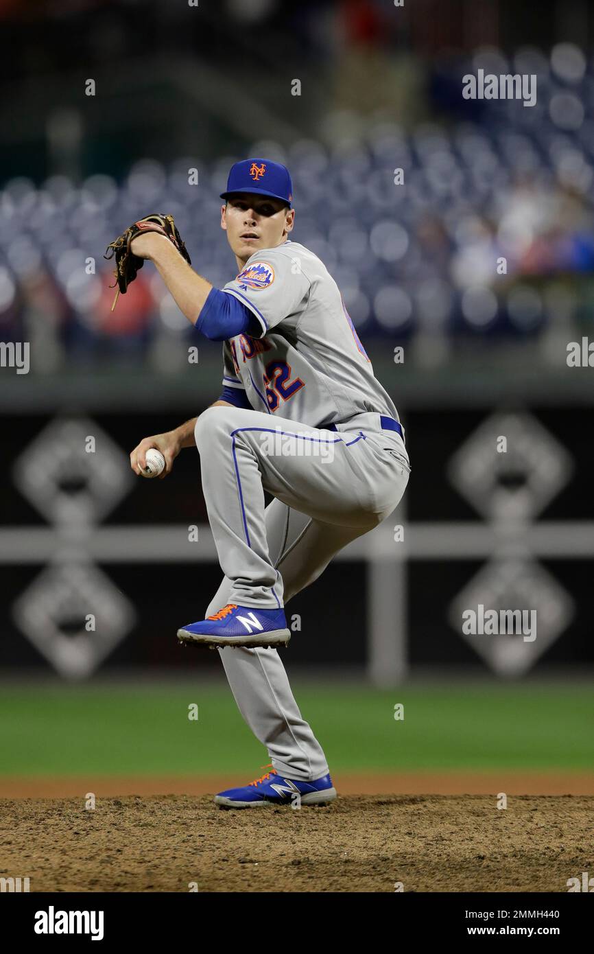 New York Mets' Drew Smith in action during a baseball game against the ...