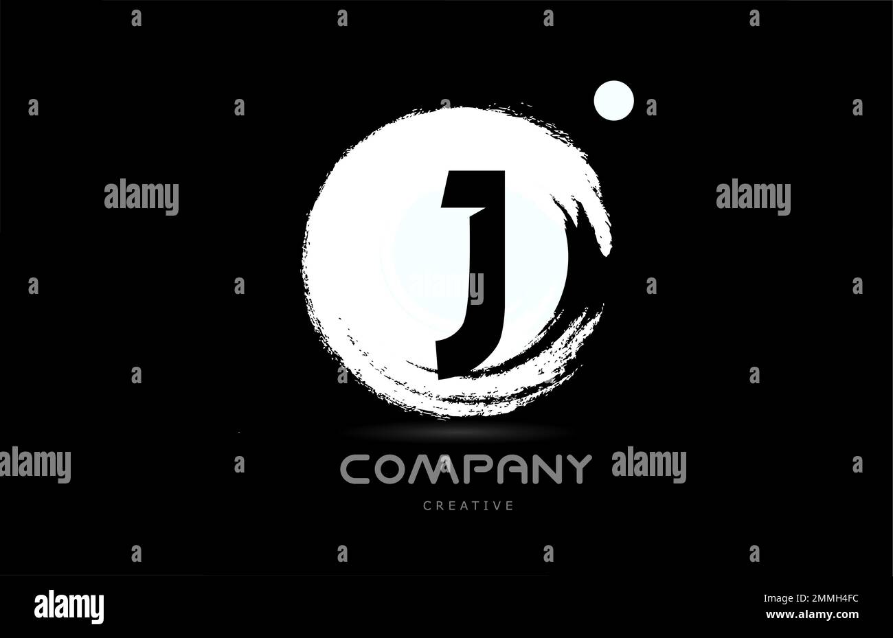 J grunge alphabet letter logo icon design with japanese style lettering ...