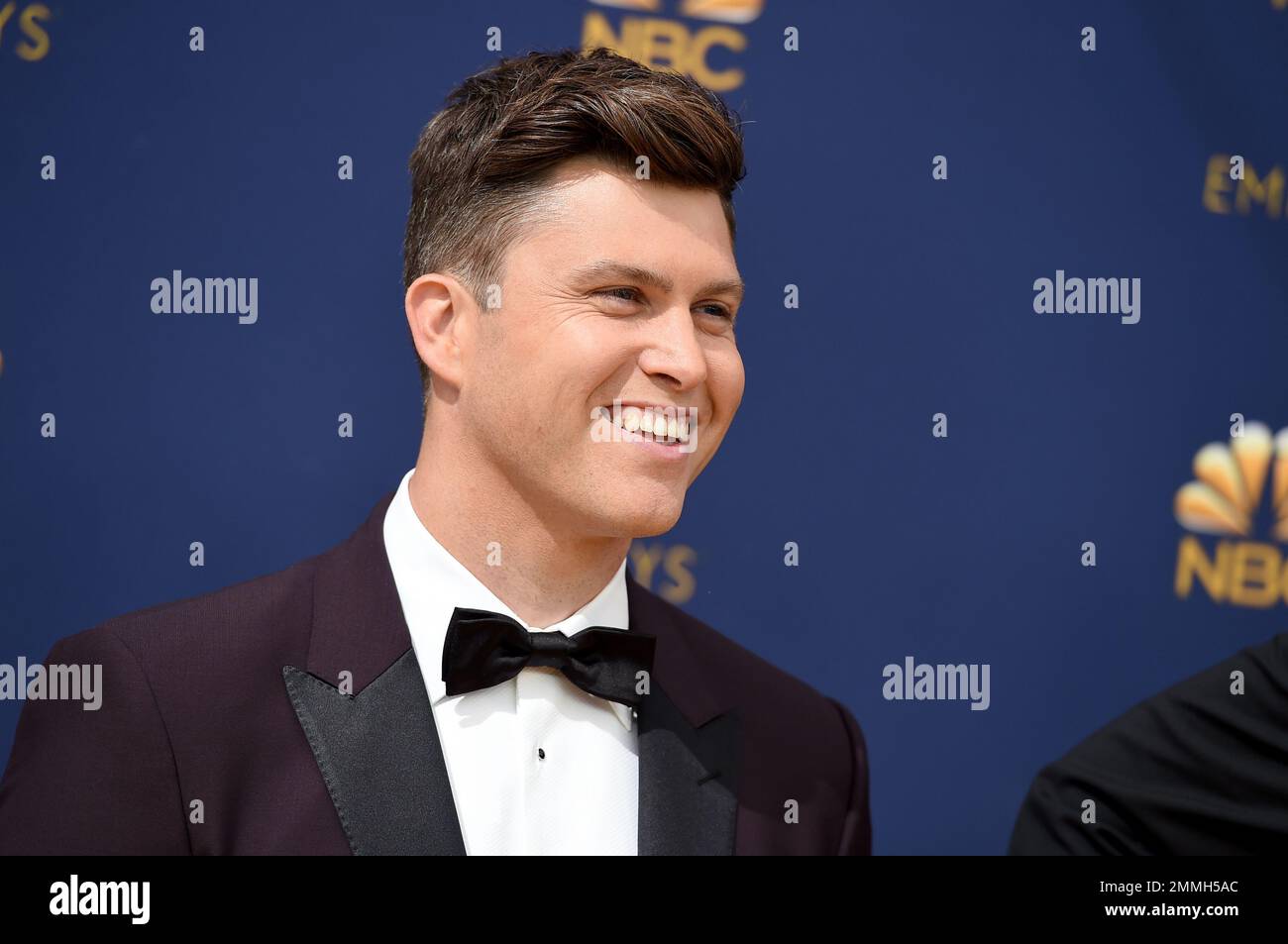Colin Jost arrives at the 70th Primetime Emmy Awards on Monday, Sept ...