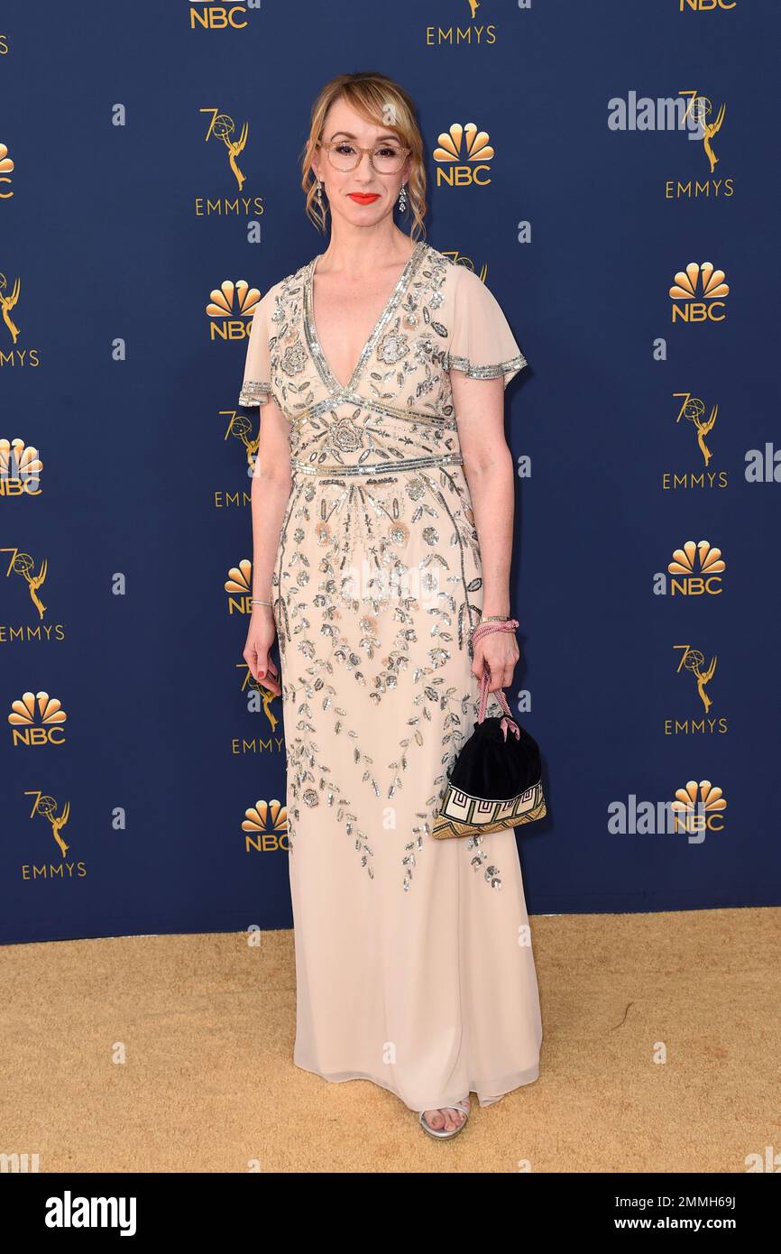 Kira Snyder arrives at the 70th Primetime Emmy Awards on Monday, Sept ...