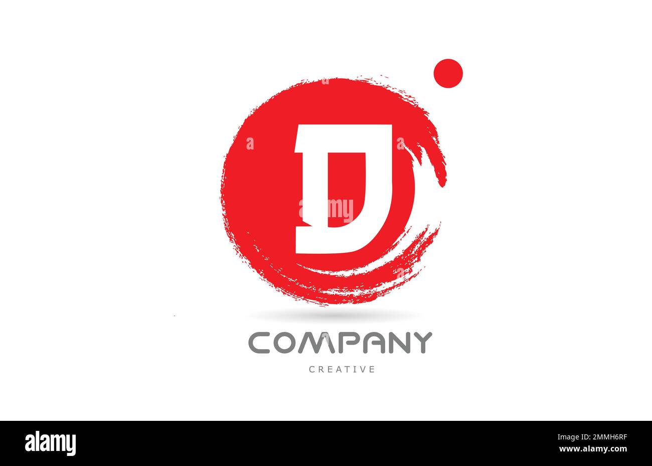 red D grunge alphabet letter logo icon design with japanese style ...