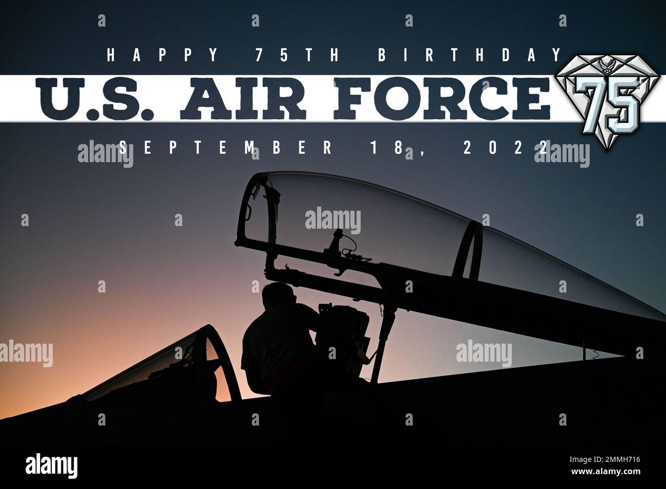 A U.S. Air Force infographic displays the date for the U.S. Air force's ...