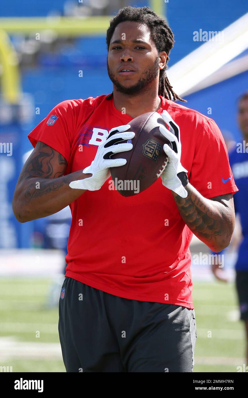 Buffalo Bills wide receiver Kelvin Benjamin (13) warms up prior to the ...