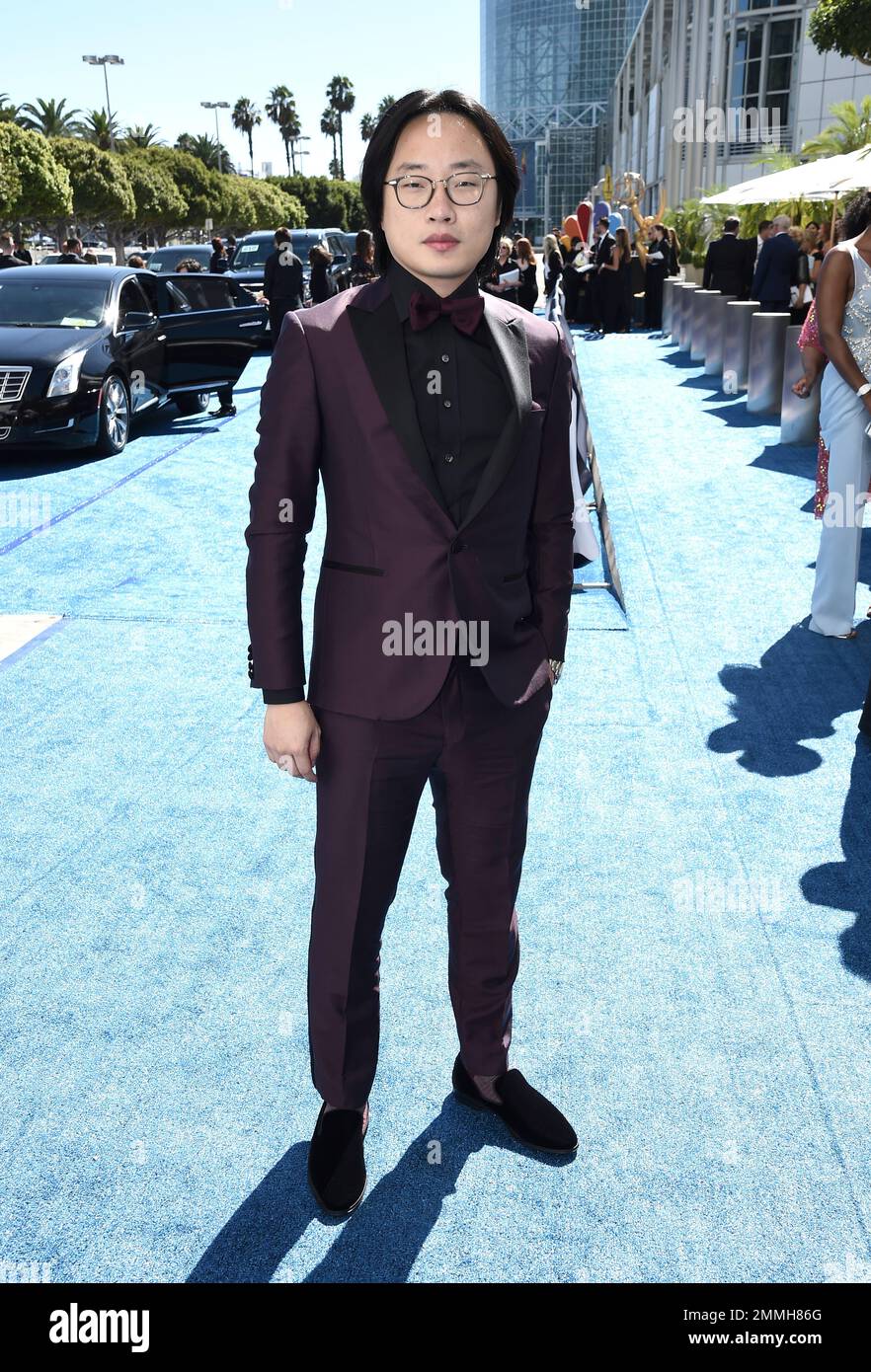 EXCLUSIVE - Jimmy O. Yang arrives at the 70th Primetime Emmy Awards on ...