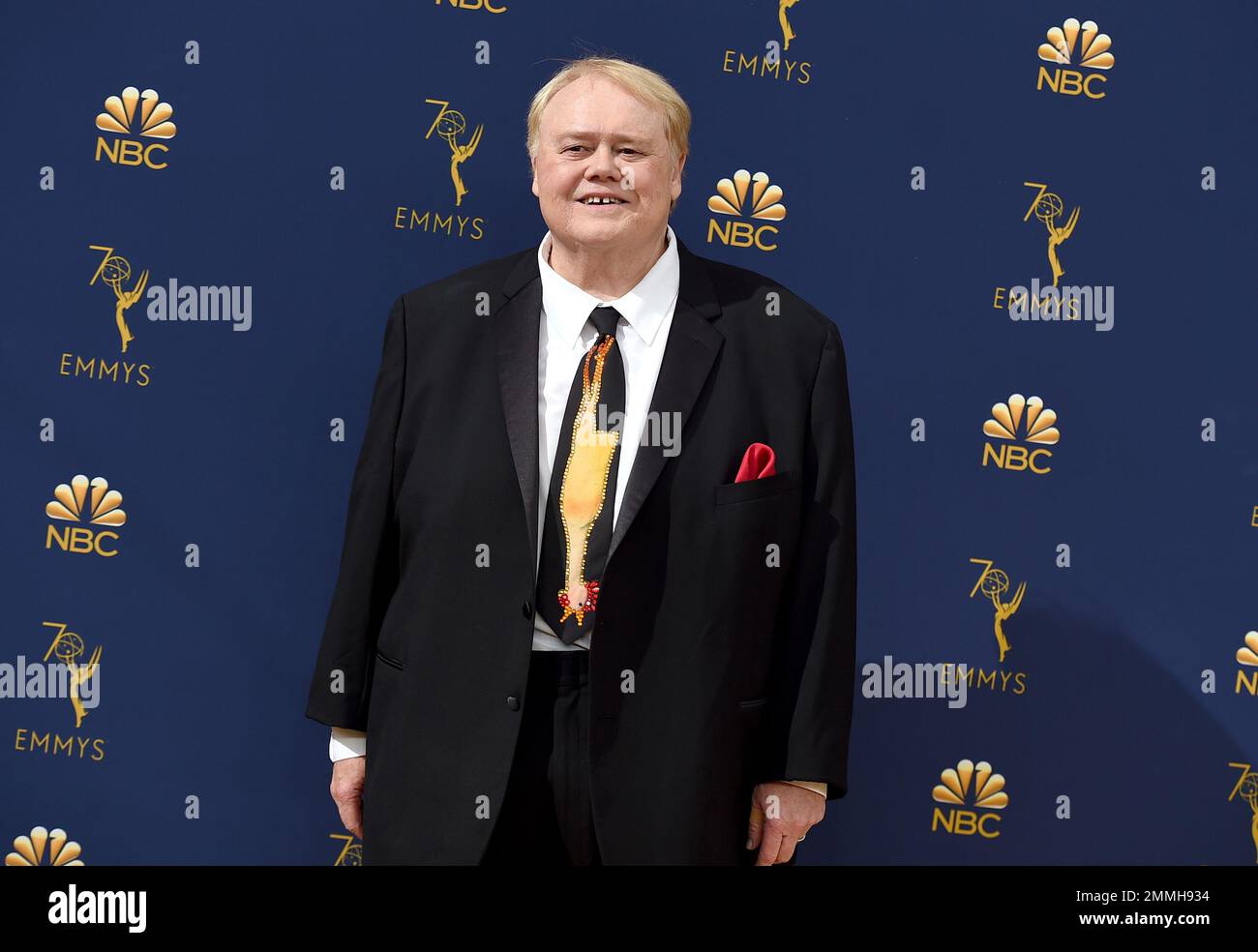 Louie Anderson arrives at the 70th Primetime Emmy Awards on Monday ...