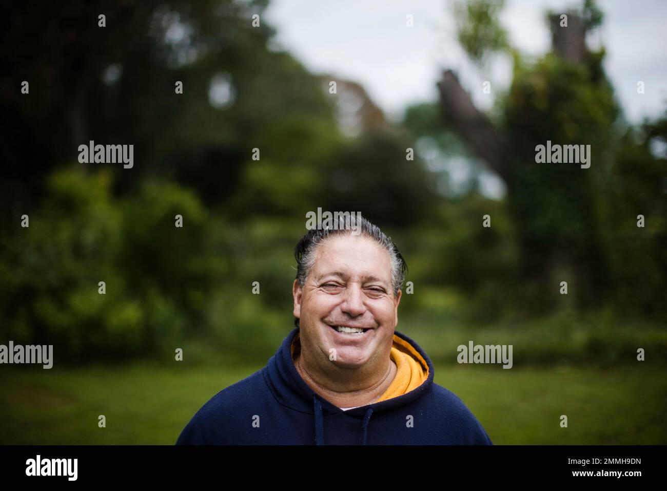 Anthony Torres poses for a photograph at his brother's home in Atco, N ...