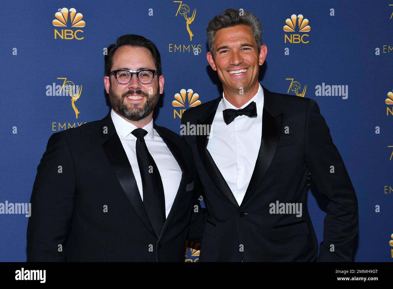 Joe Farrell and Mike Farah arrives at the 70th Primetime Emmy Awards on ...