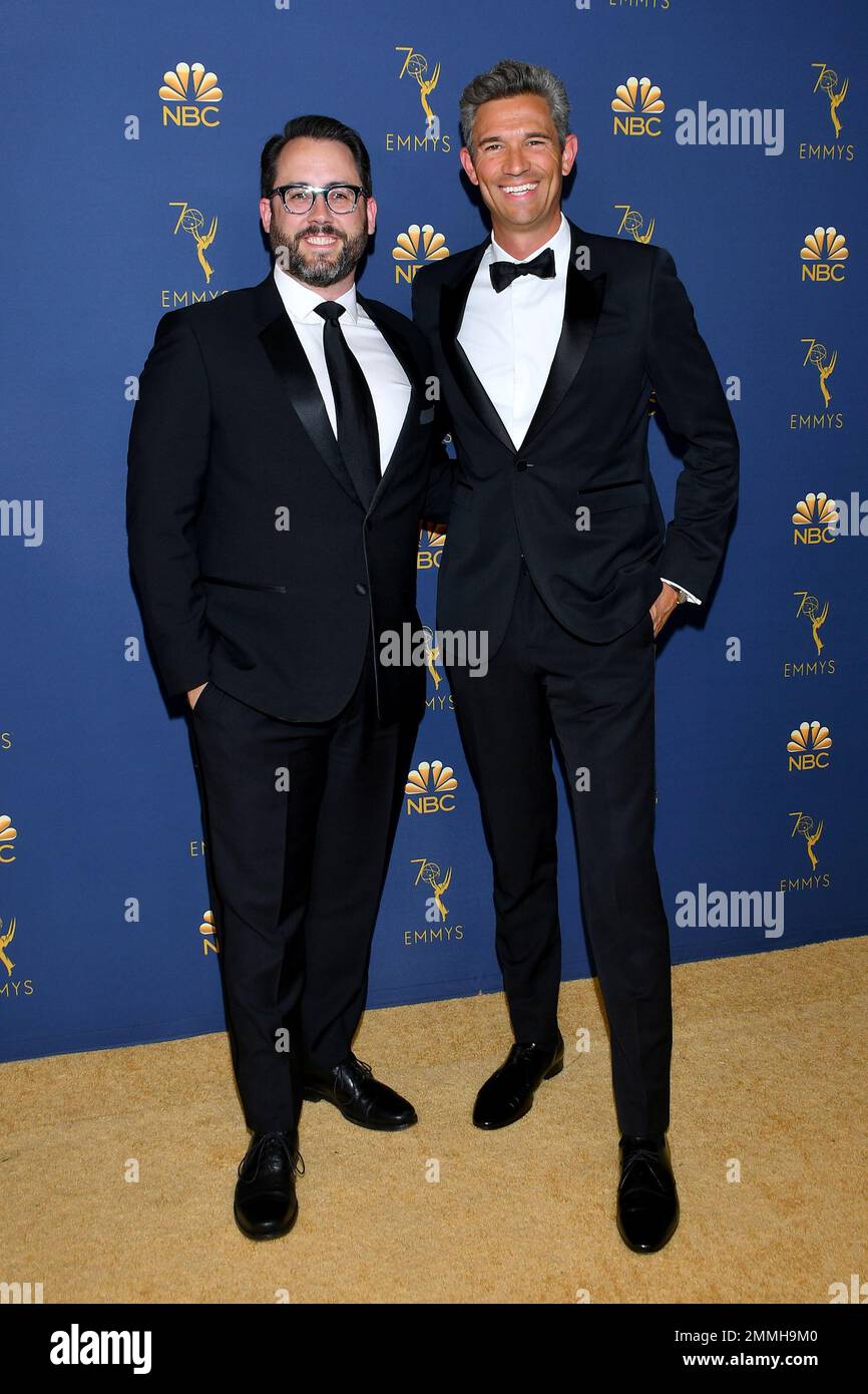 Joe Farrell and Mike Farah arrives at the 70th Primetime Emmy Awards on ...