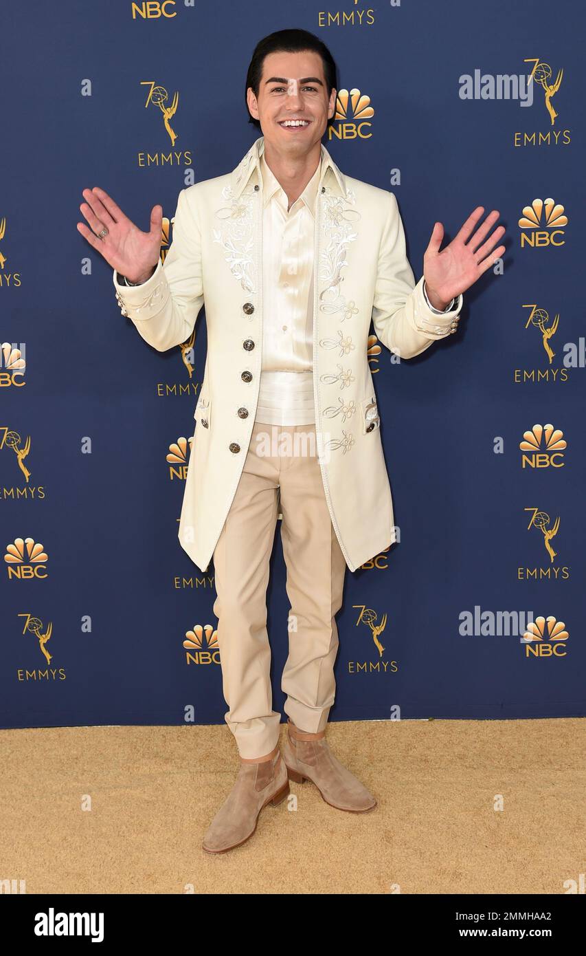 Marco Perretta arrives at the 70th Primetime Emmy Awards on Monday ...