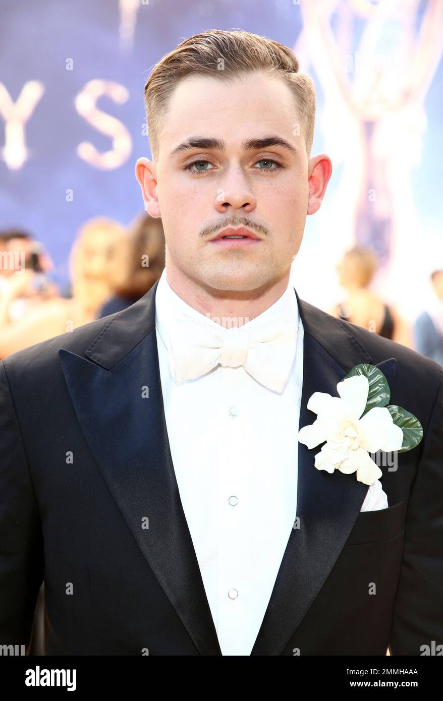 Dacre Montgomery arrives at the 70th Primetime Emmy Awards on Monday ...