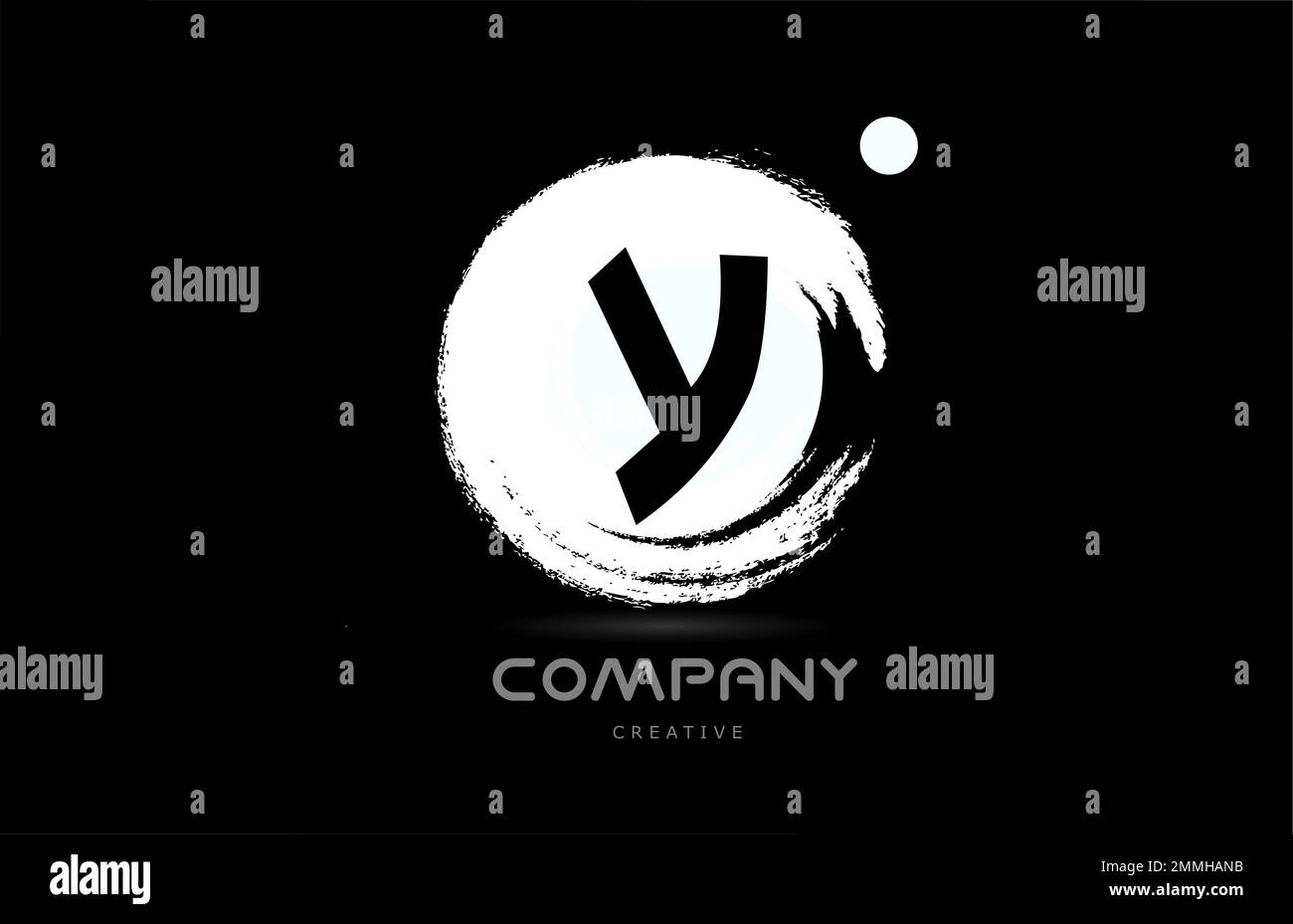Y grunge alphabet letter logo icon design with japanese style lettering ...