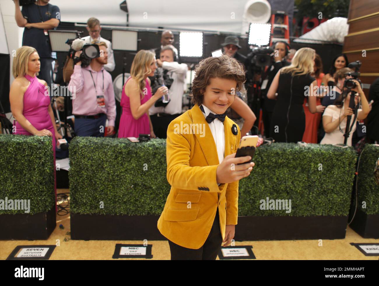 Gaten Matarazzo at the 70th Primetime Emmy Awards on Monday, Sept. 17 ...