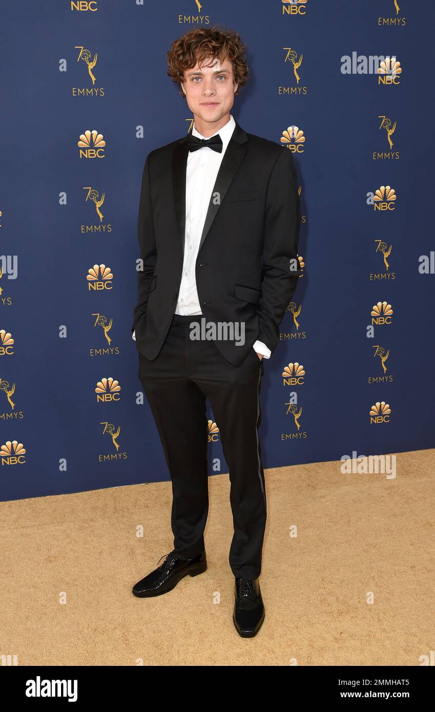 Douglas Smith arrives at the 70th Primetime Emmy Awards on Monday, Sept ...