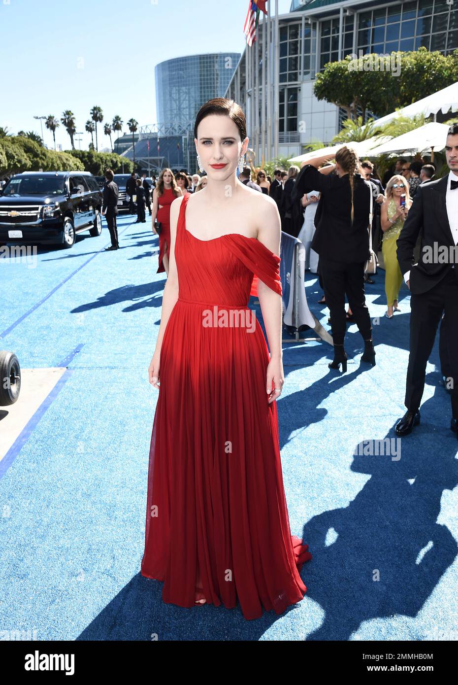 EXCLUSIVE - Rachel Brosnahan arrives at the 70th Primetime Emmy Awards ...