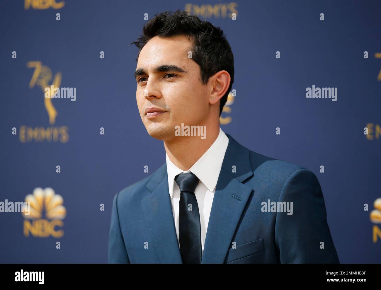 Max Minghella arrives at the 70th Primetime Emmy Awards on Monday, Sept ...