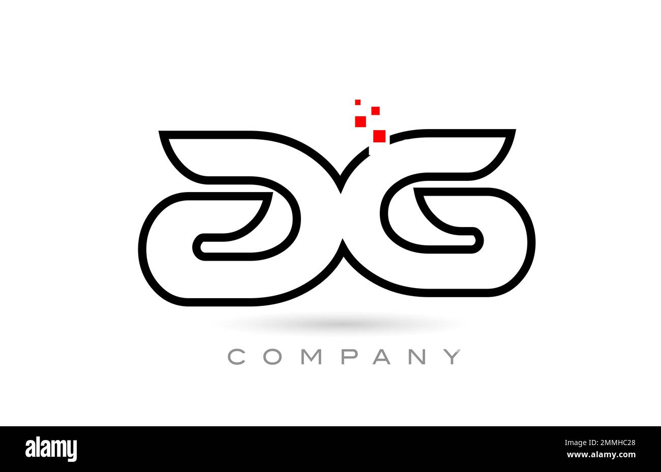 Ag red logo Stock Vector Images - Alamy