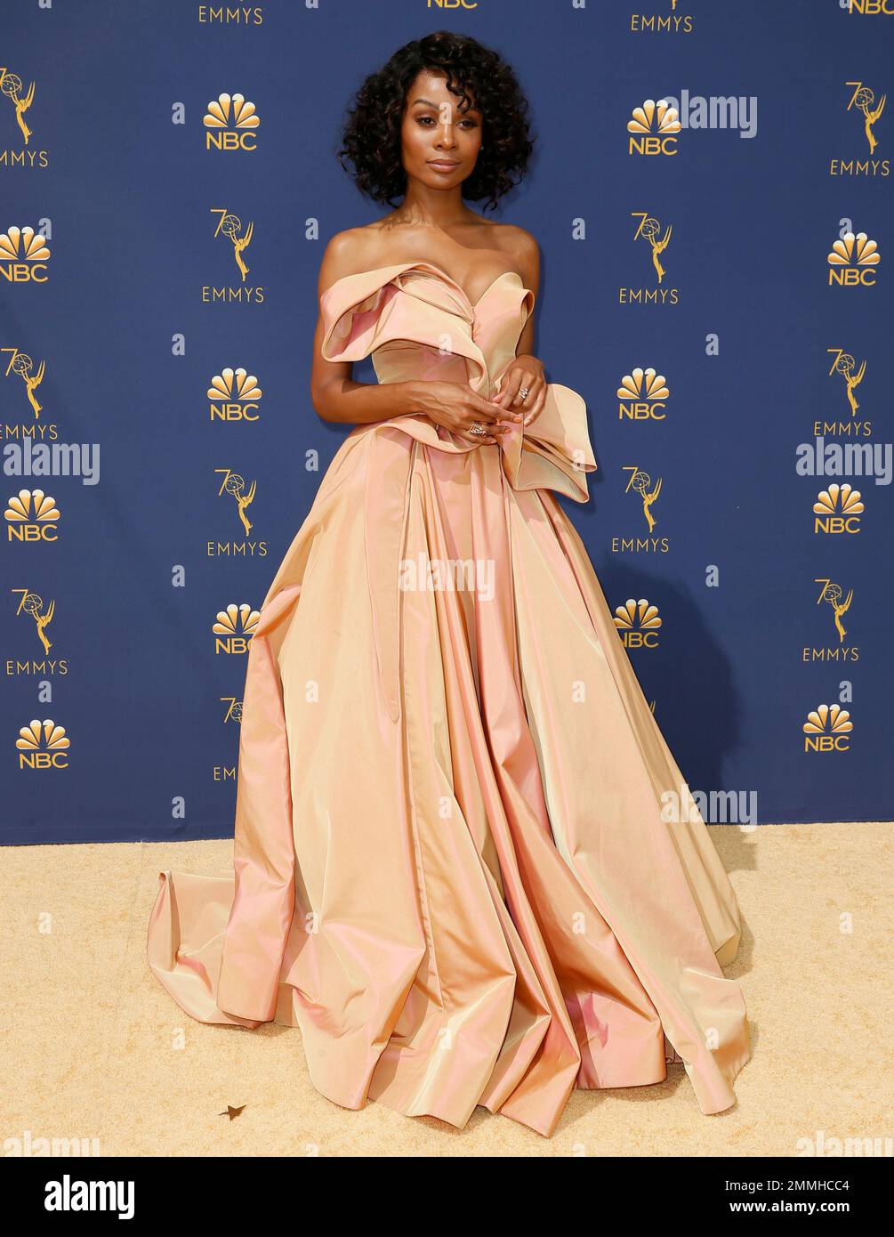 Zuri Hall arrives at the 70th Primetime Emmy Awards on Monday, Sept. 17 ...