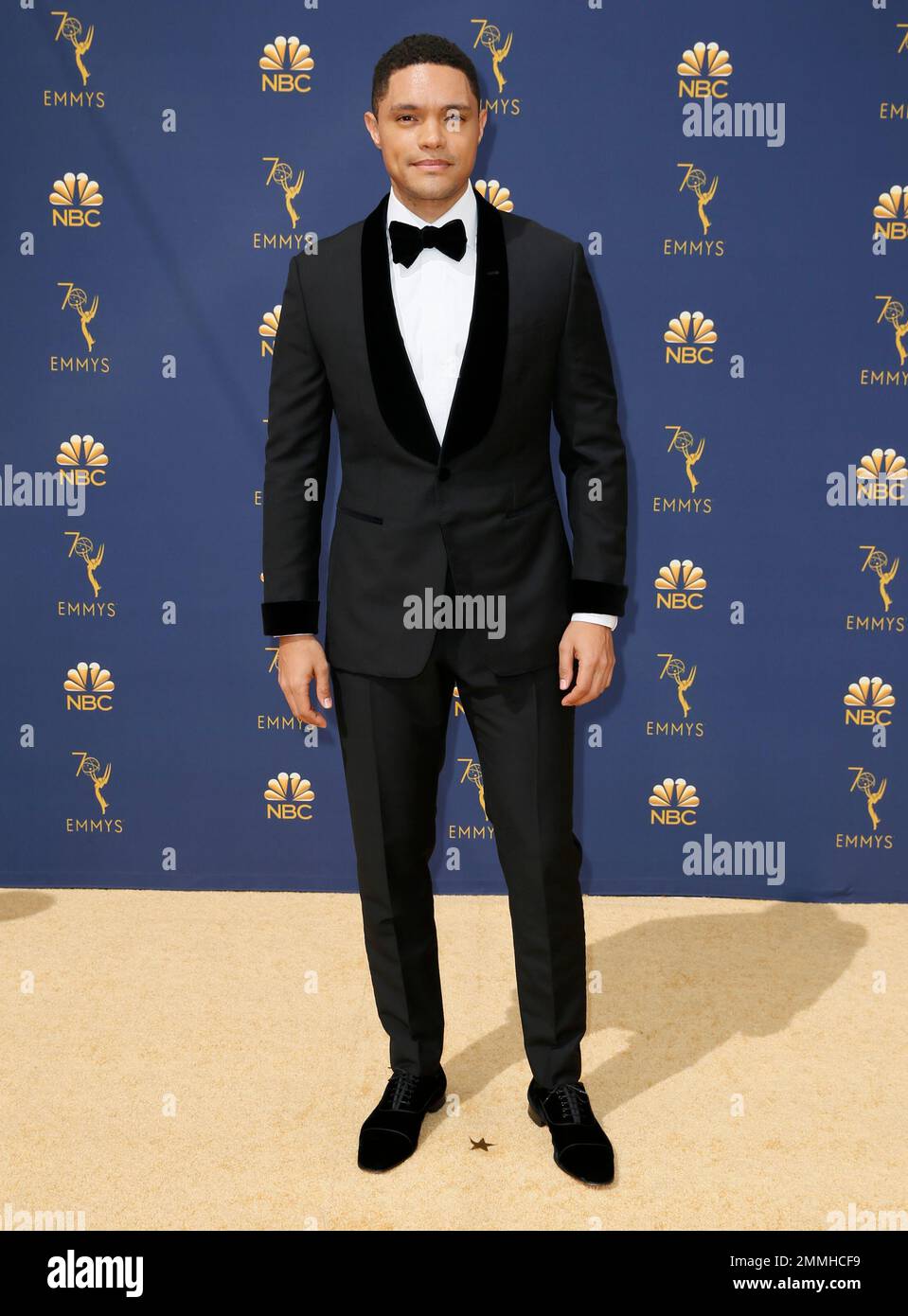 Trevor Noah arrives at the 70th Primetime Emmy Awards on Monday, Sept ...