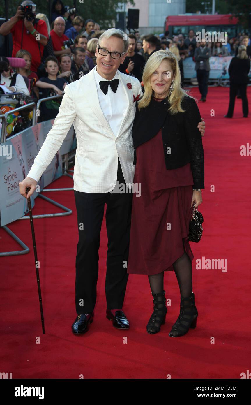 Director Paul Feig and wife Laurie Feig pose for photographers upon ...
