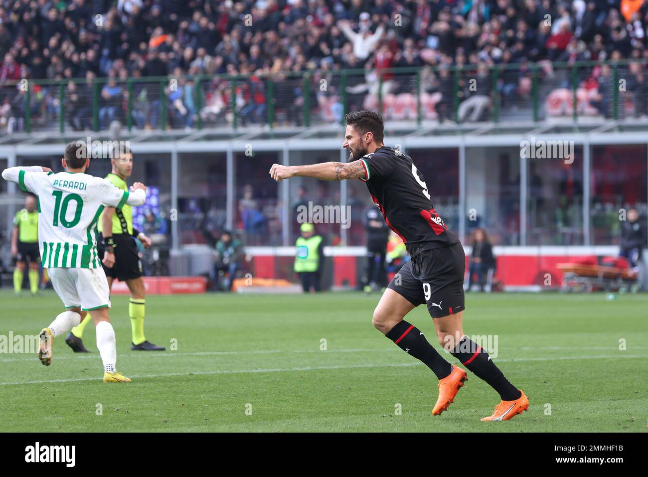 Milan, Italy. 29th Jan, 2023. Italy, Milan, jan 29 2023: Olivier Giroud ...