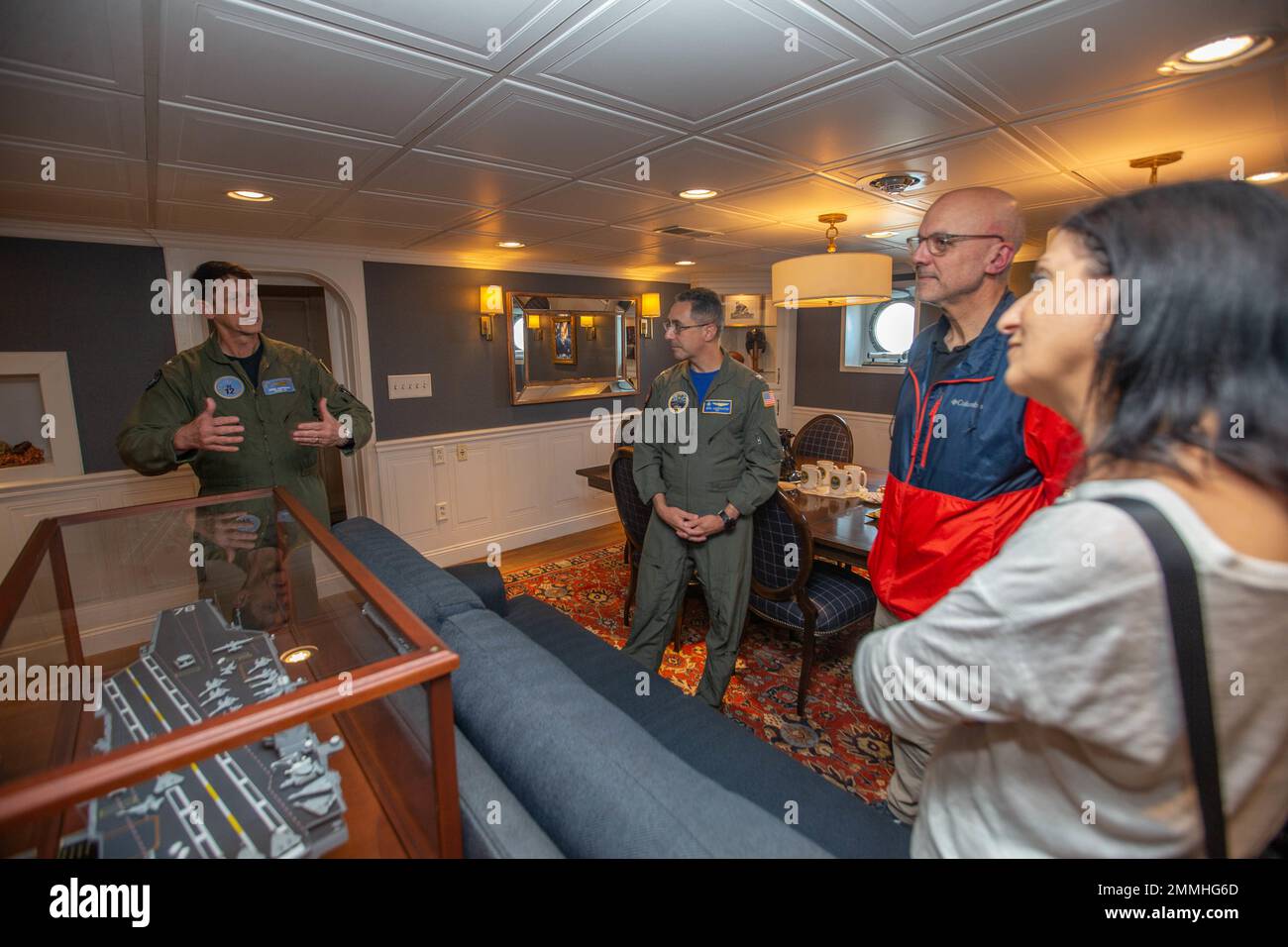 Rear Adm. Greg Huffman, Commander, Carrier Strike Group (CSG) 12 ...