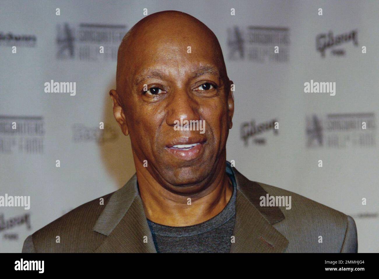 FILE - Motown's Barrett Strong arrives at the induction ceremony for ...